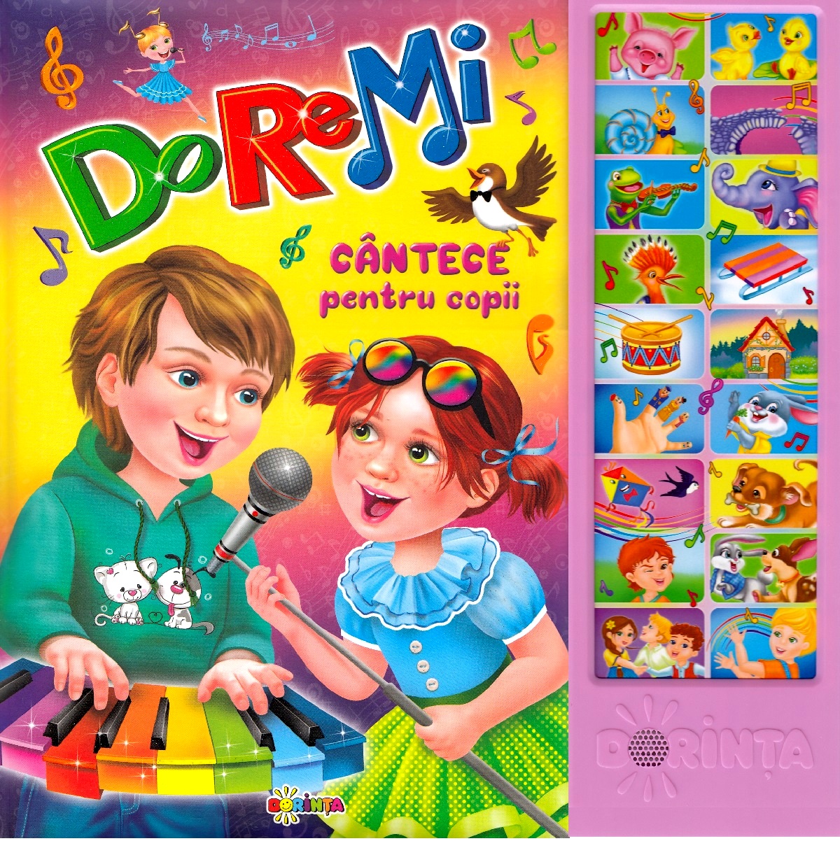 Carte cu sunete: Do-Re-Mi, cantece pentru copii - Emilia Suciu